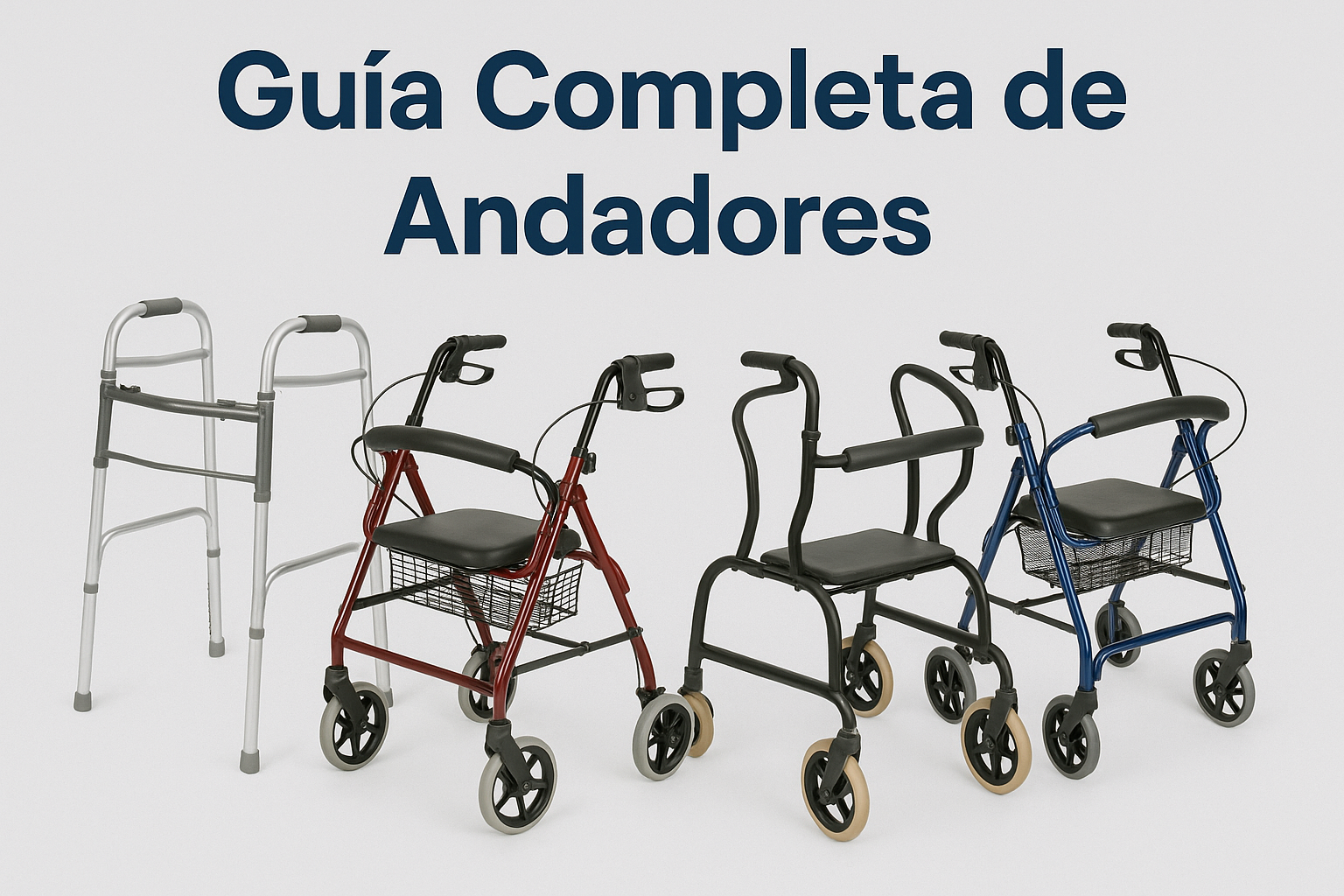Andadores: tipos, beneficios y cómo elegir el modelo